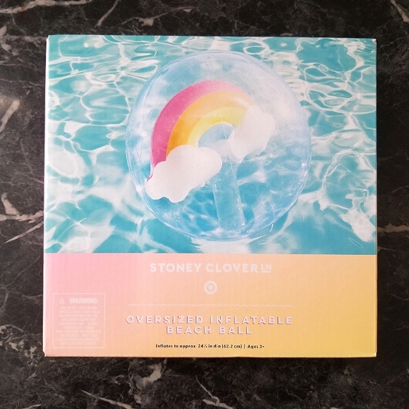 Stoney Clover Lane x Target | Swim | Oversized Inflatable Rainbow Beach ...